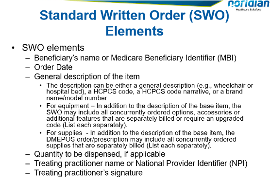 Updated Standard Documentation Requirements (SDR)